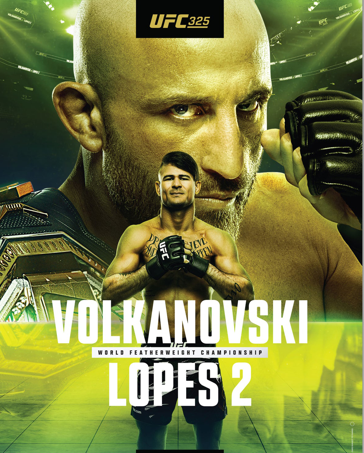 UFC 325 – Volkanovski vs Lopes 2 - Fighter Magazine